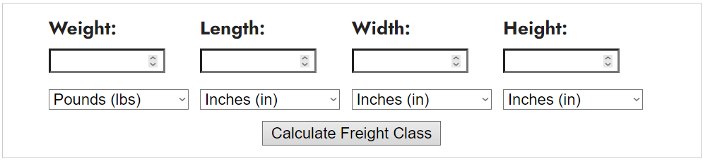 How to Calculate Freigth Class + Free Calculator | WHWIZ