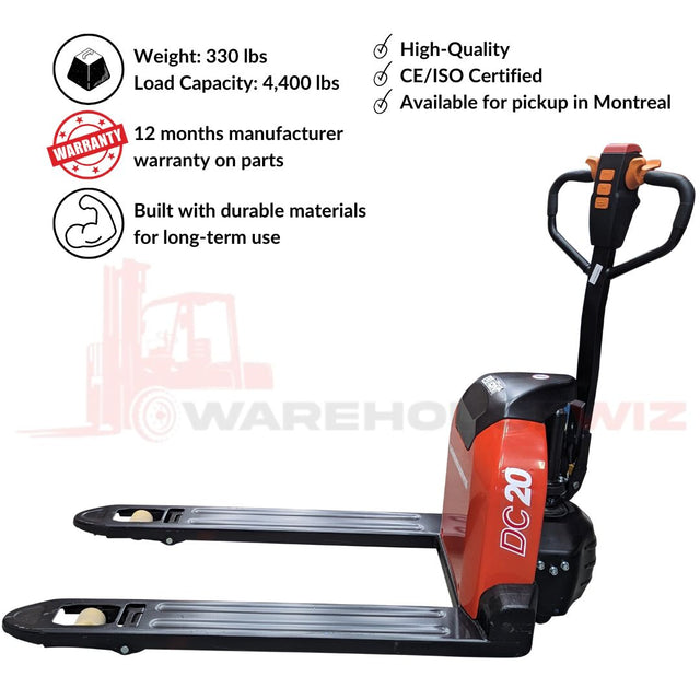 Electric Pallet Jacks - Walkie Powered Pallet Trucks